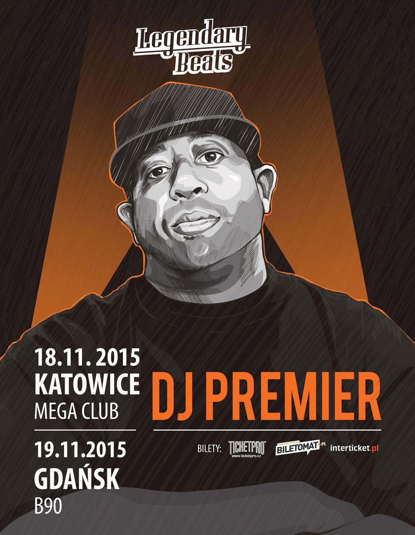 Bilety na LEGENDARY BEATS: DJ PREMIER - Gdańsk