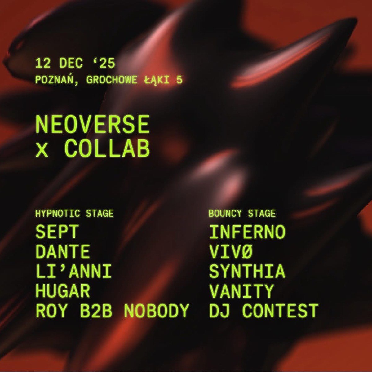 Bilety na ENTER THE NEOVERSE vol. 2 SEPT | DANTE & MORE | COLLAB - Poznań